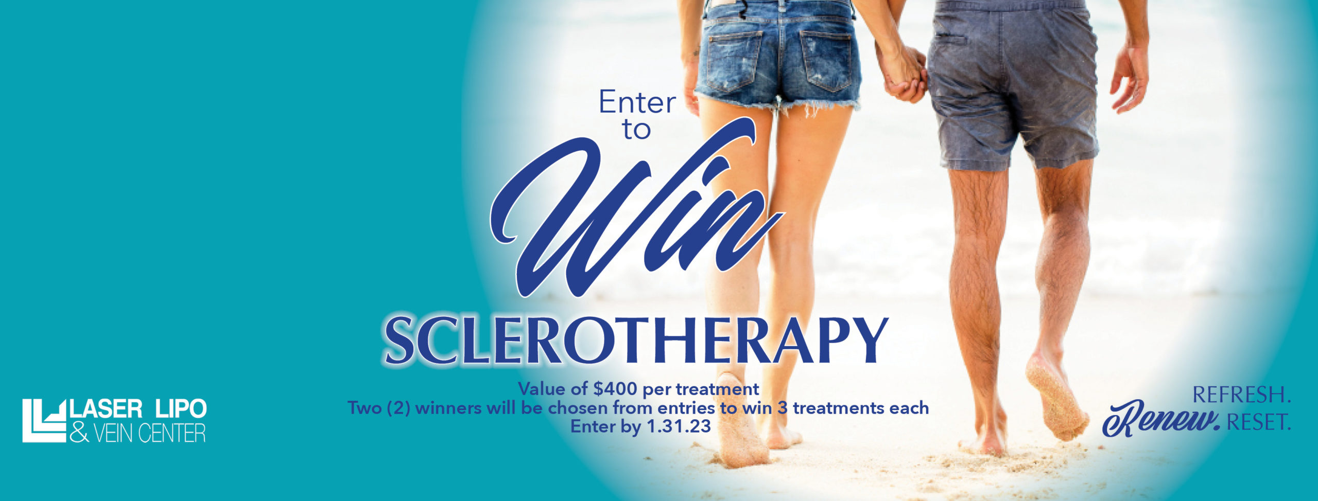 Win a Free Sclerotherapy Treatment in St Louis | Laser Lipo and Veins